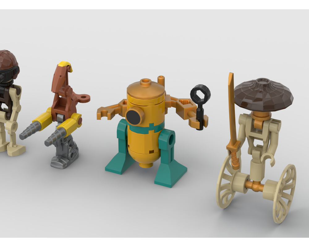 LEGO MOC-248973 Tatooine Droids by sgomezb | Rebrickable - Build with LEGO