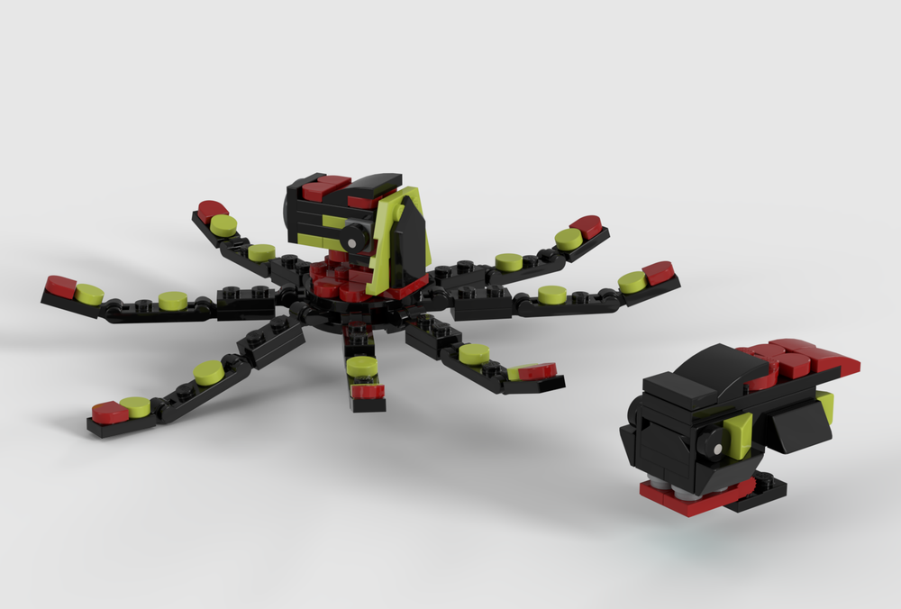LEGO MOC-249031 octopus with piranha by korneliusz | Rebrickable ...