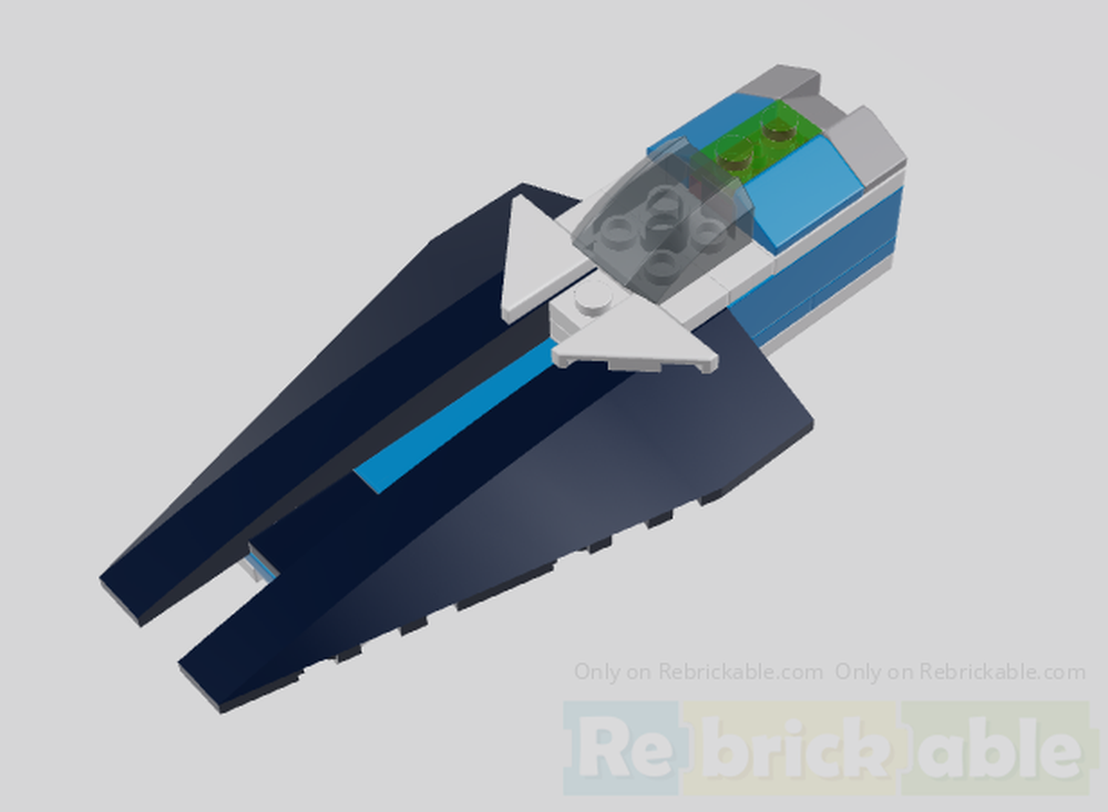 LEGO MOC space glider by nfrealmusic13 productions | Rebrickable ...