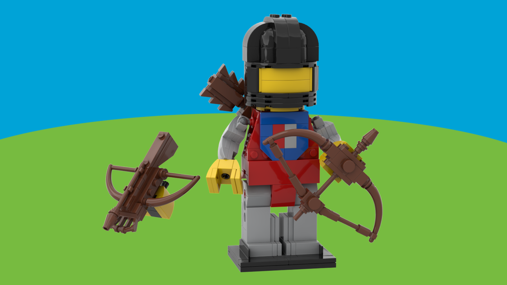 LEGO MOC-249055 Classic Castle Knight Reimagined: Upscaled Medium-Sized ...
