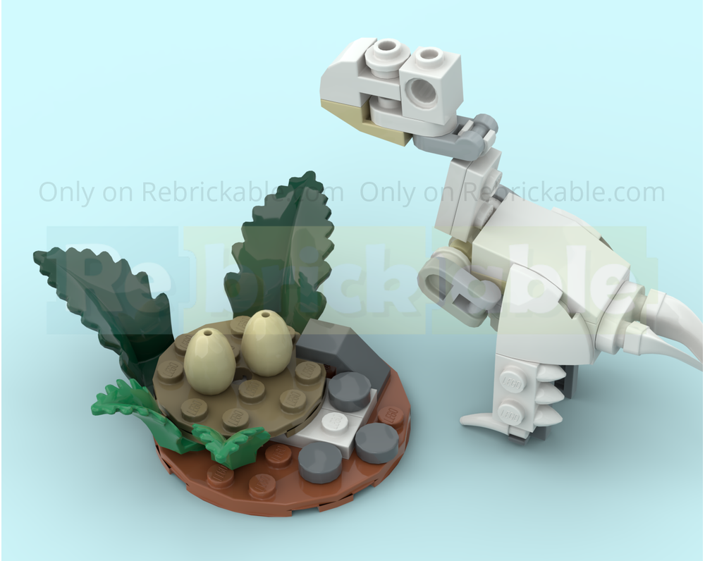 LEGO MOC-249061 31379 Brontornis Minifigure scale by LegoBuildo ...