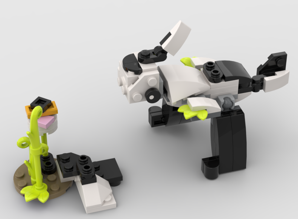LEGO MOC 30641 Parasaurolophus and wild plants by AresBuilds ...