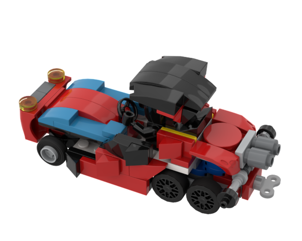 LEGO MOC Batmobile (30572 76092) by BriXperiMent | Rebrickable - Build ...