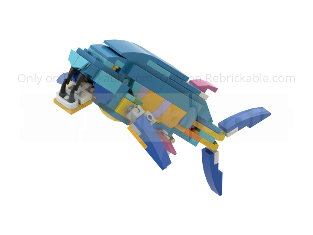 LEGO MOC 31136 Xiphactinus audax by Duddy | Rebrickable - Build with LEGO