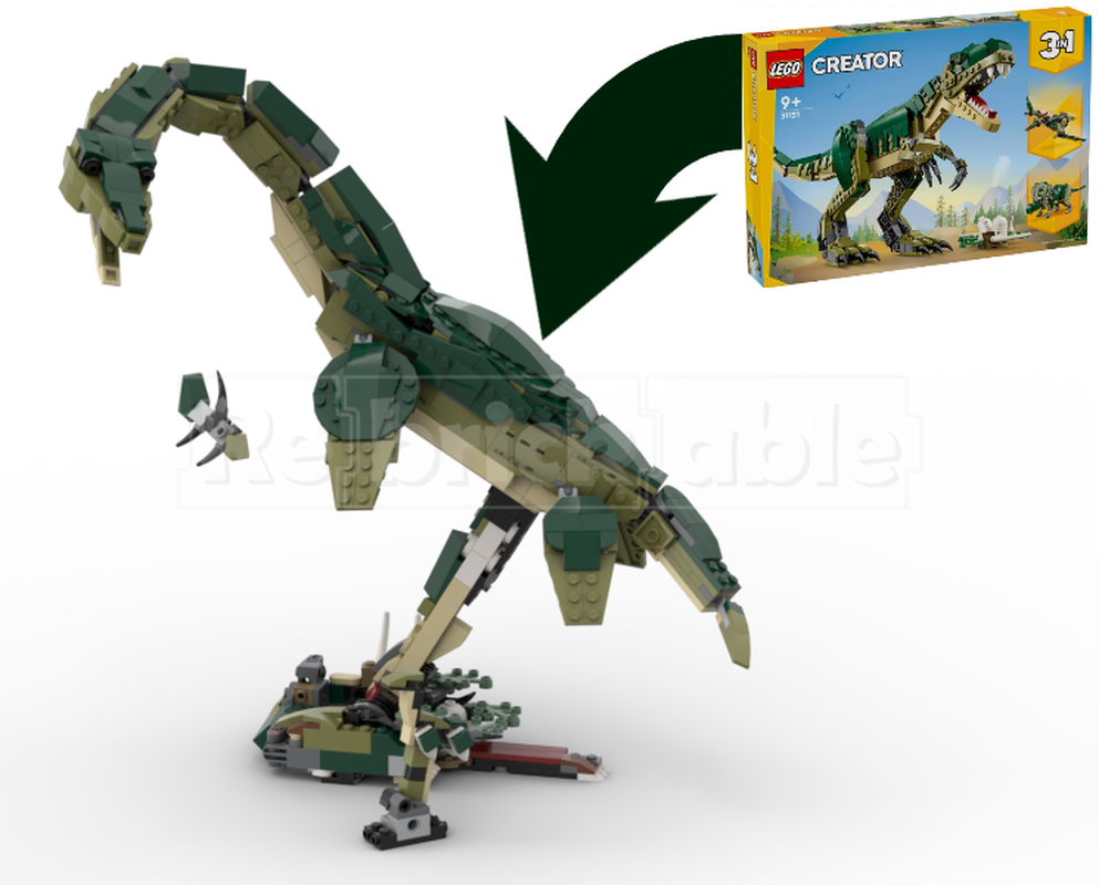 LEGO MOC-249114 31151-plesiosaurus by Magical Bricks | Rebrickable ...