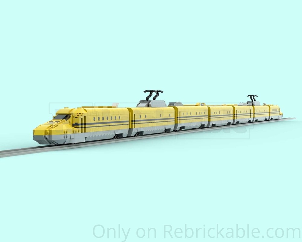 LEGO MOC-249116 Shinkansen: Dr. Yellow (923 Class) by ilovetrains99 ...