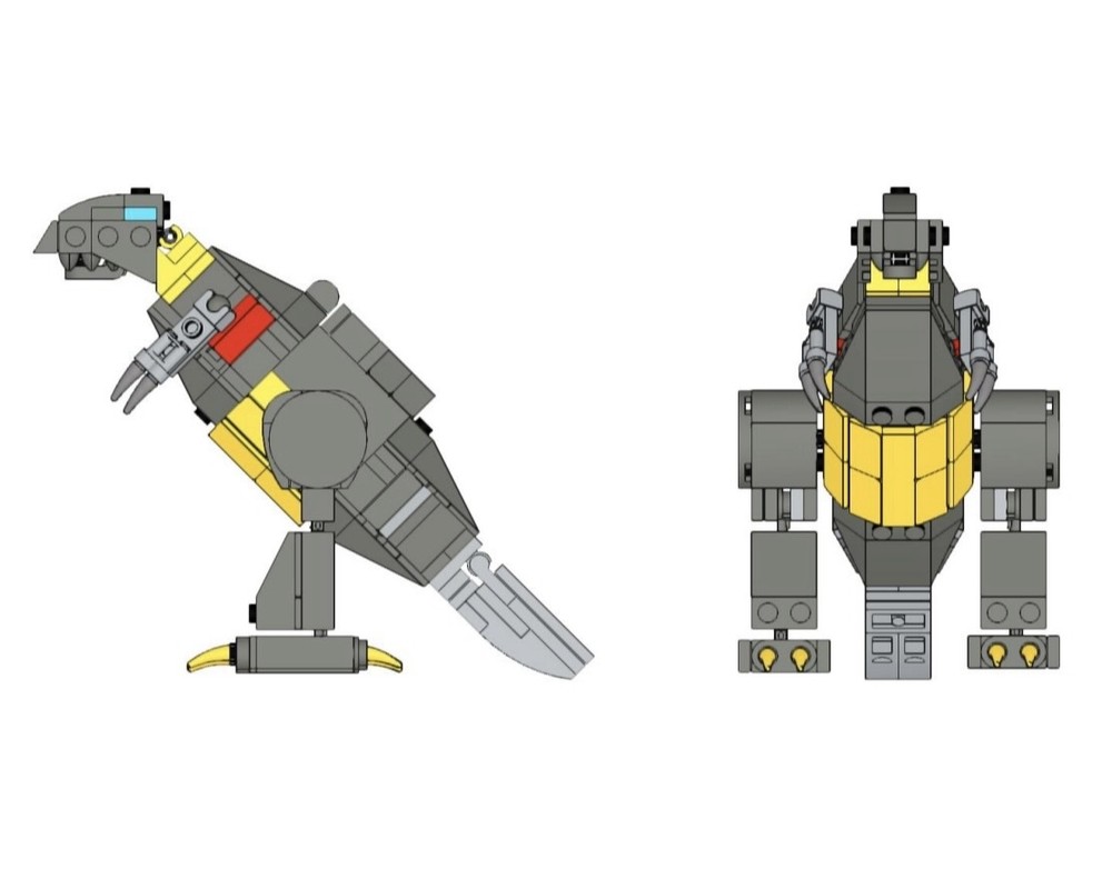 LEGO MOC Dinobot Grimlock - G1 by DoctorDarby | Rebrickable - Build ...