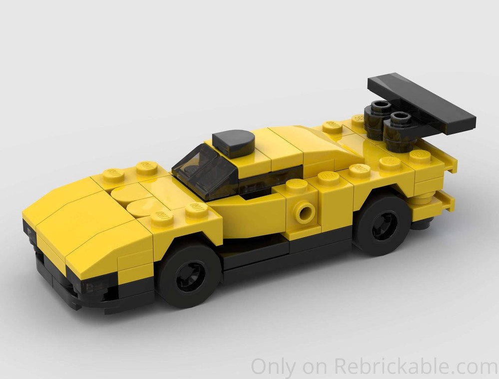 LEGO MOC-249182 Lotus Elise GT1 Racing Car - Half Speed Champions Scale ...