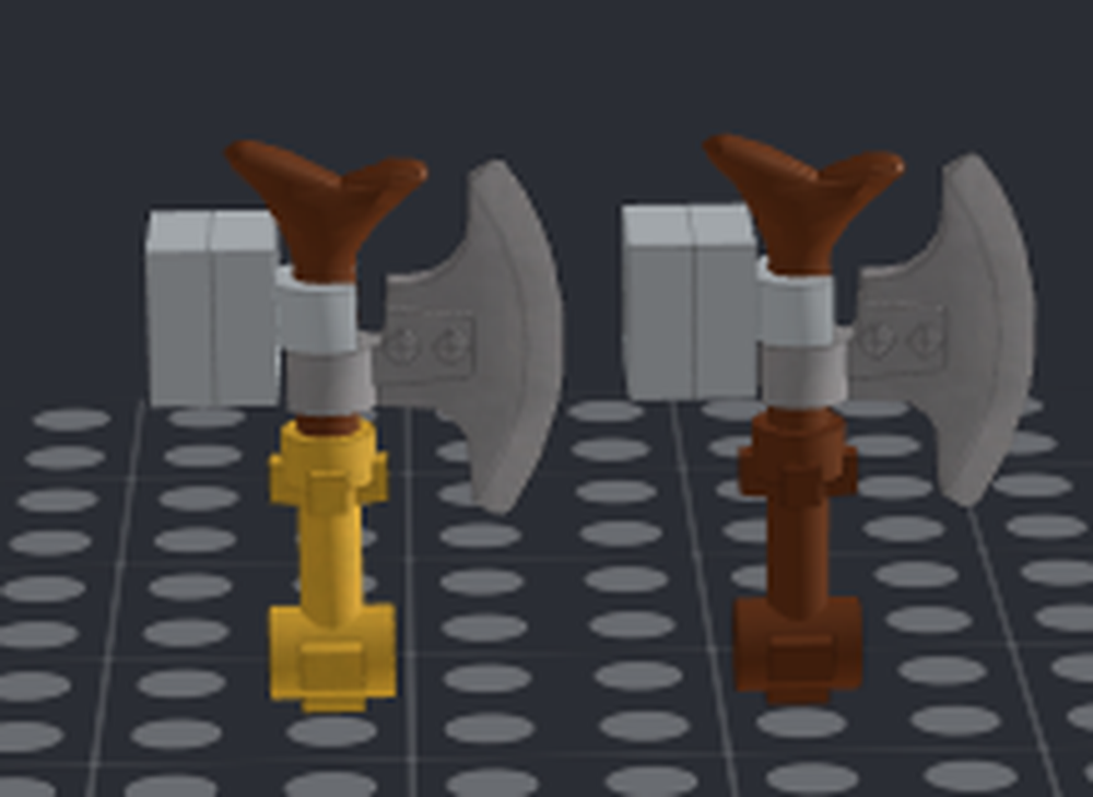 LEGO MOC stormbreaker and stormbreaker with pearl gold hilt by ...