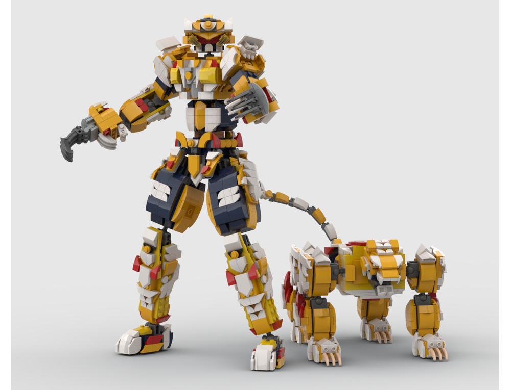 LEGO MOC Tiger Warrior & Great Tiger by Rin_Katsuki | Rebrickable ...
