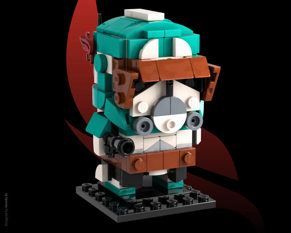 LEGO MOC Republic Clone Captain Tukk from Tukk Tales Brickheadz by ...