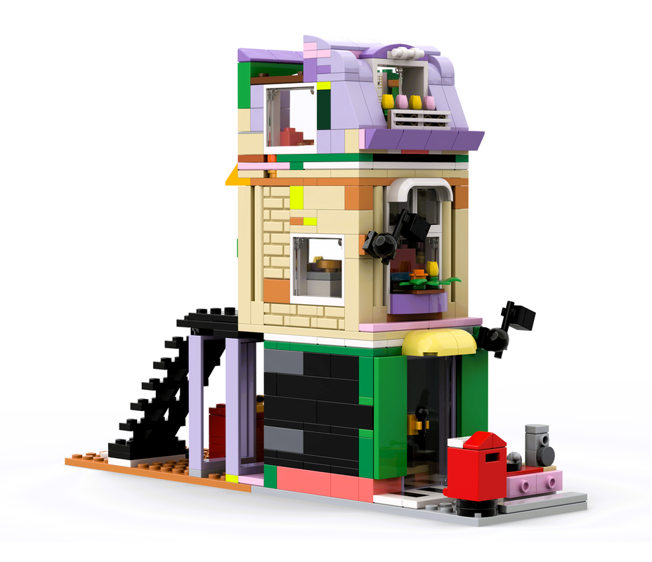 LEGO MOC-249291 Music Store Modular Alternate build of 42653 by re ...