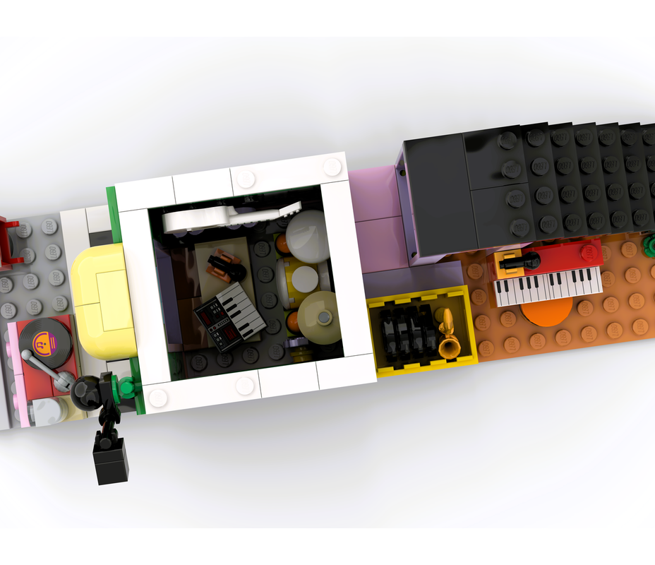 LEGO MOC-249291 Music Store Modular Alternate build of 42653 by re ...