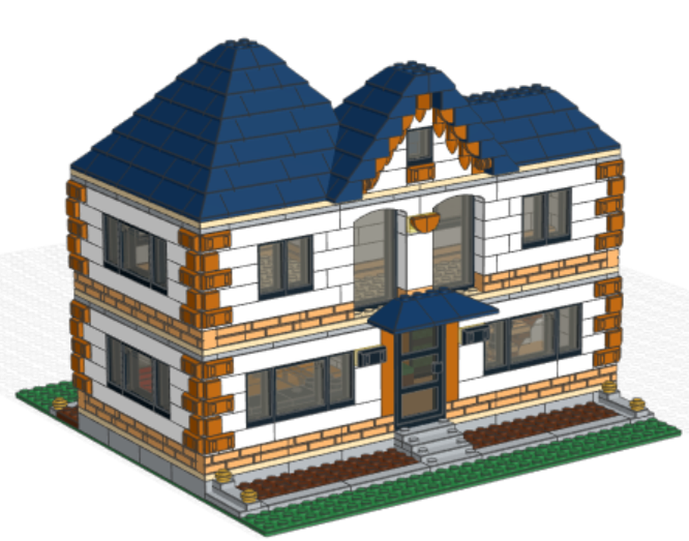LEGO MOC-249300 Lego mansion (modular) by KungFuPanda1 | Rebrickable ...