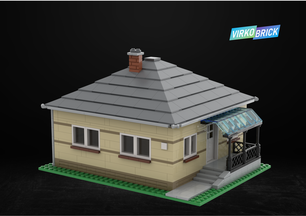 LEGO MOC-249303 Kádár Cube House / Kádár kocka (hungarian family house ...
