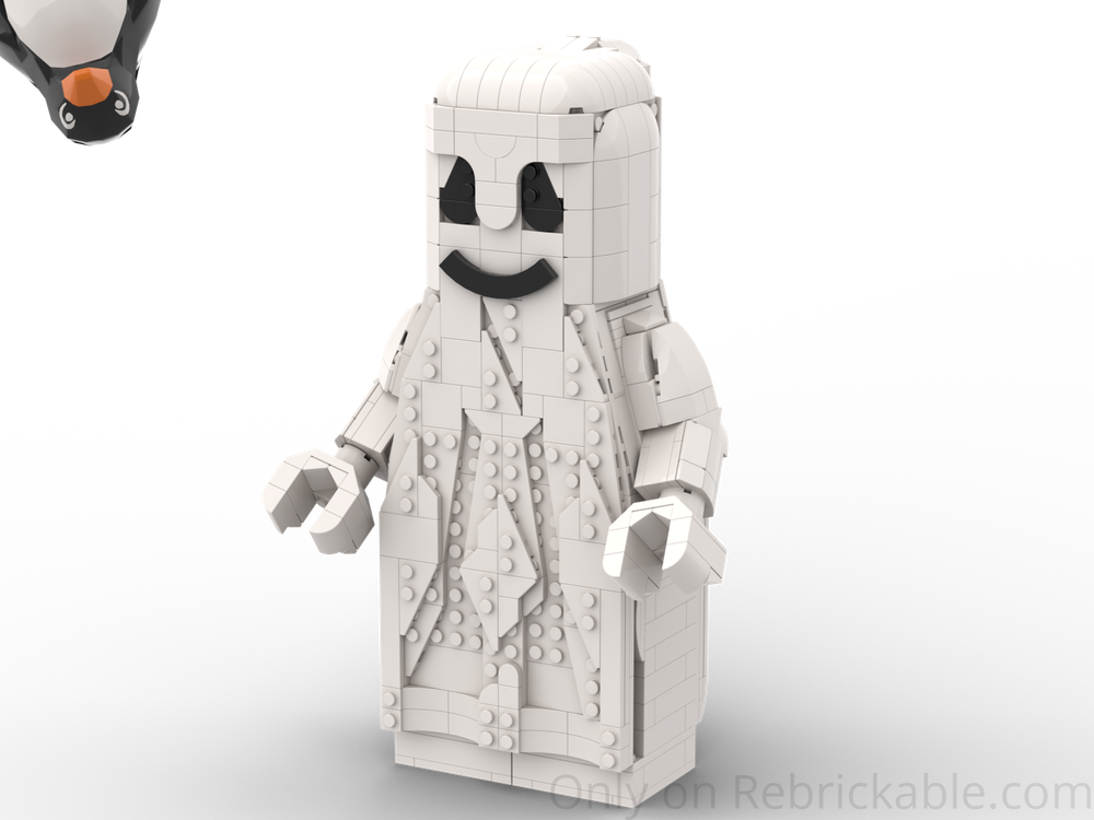 LEGO MOC-249340 up scaled ghost minifigure by penguin_bobo ...