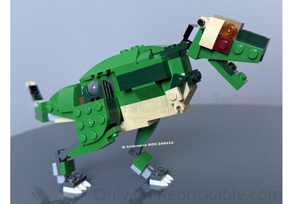 LEGO MOC-249411 31058 Tyrannosaurus rex (accurate, minifig scale) by ...