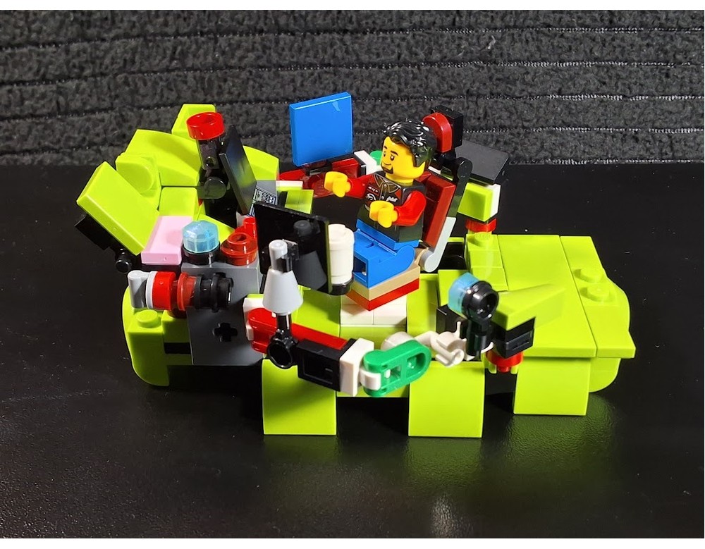 LEGO MOC-249427 77237 Tech Desk by booknerd10 | Rebrickable - Build ...