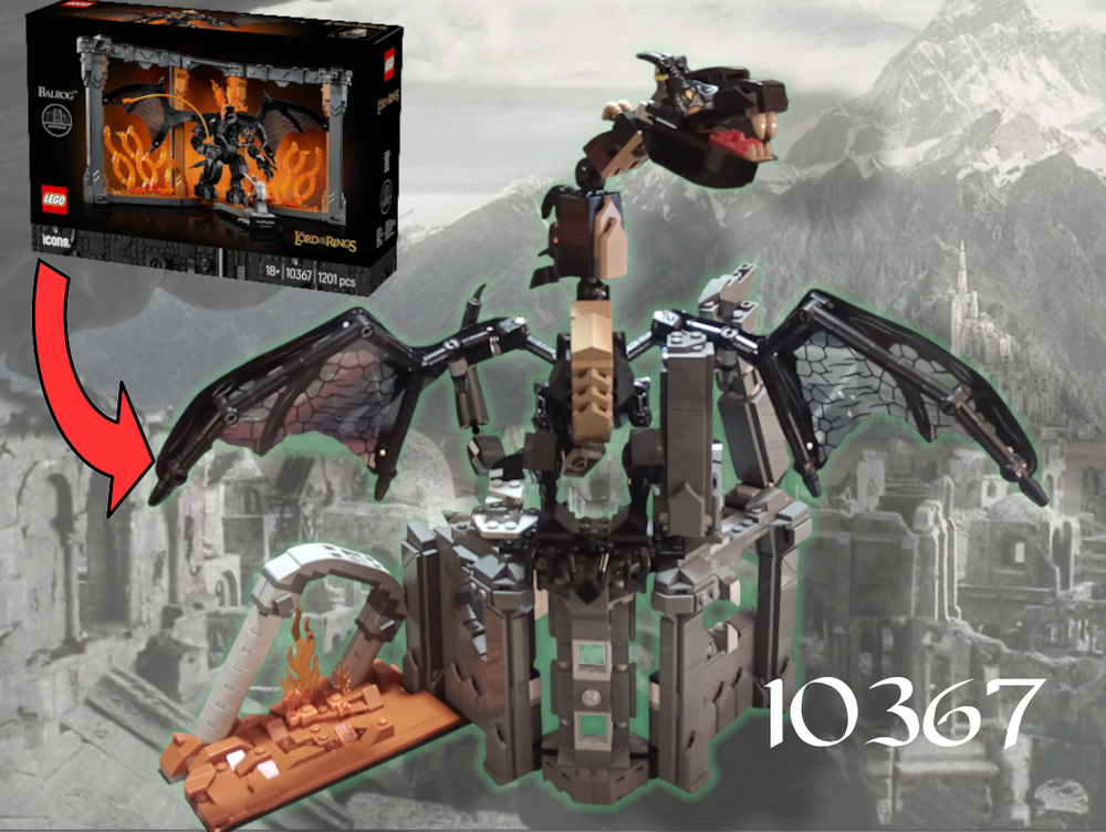 LEGO MOC-249556 Fell Beast and Osgiliath Ruins by merdeuxd2 ...
