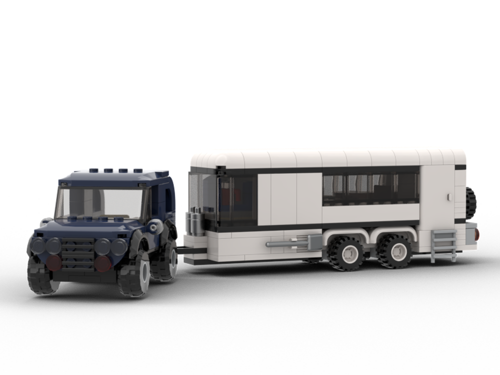 LEGO MOC SUV and trailer RV by Viernes | Rebrickable - Build with LEGO