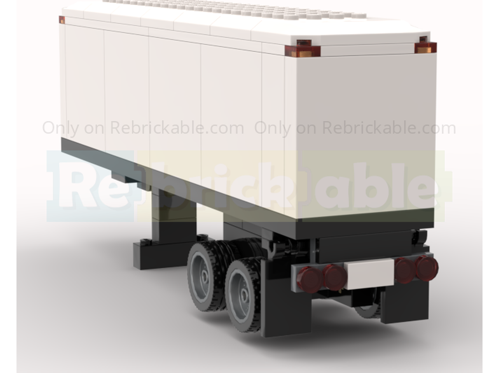 LEGO MOC Dry Van by Brick Dude | Rebrickable - Build with LEGO