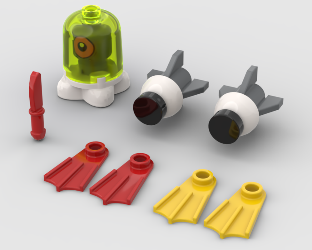 LEGO MOC-249625 Subnautica Gear + by JJRSABES | Rebrickable - Build ...