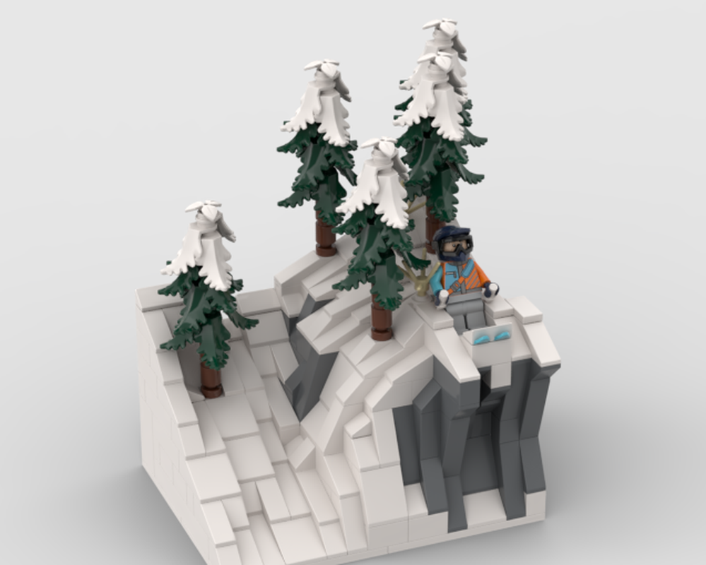 LEGO MOC-249659 Skiing in the Trees by Brickcraft_Studio | Rebrickable ...