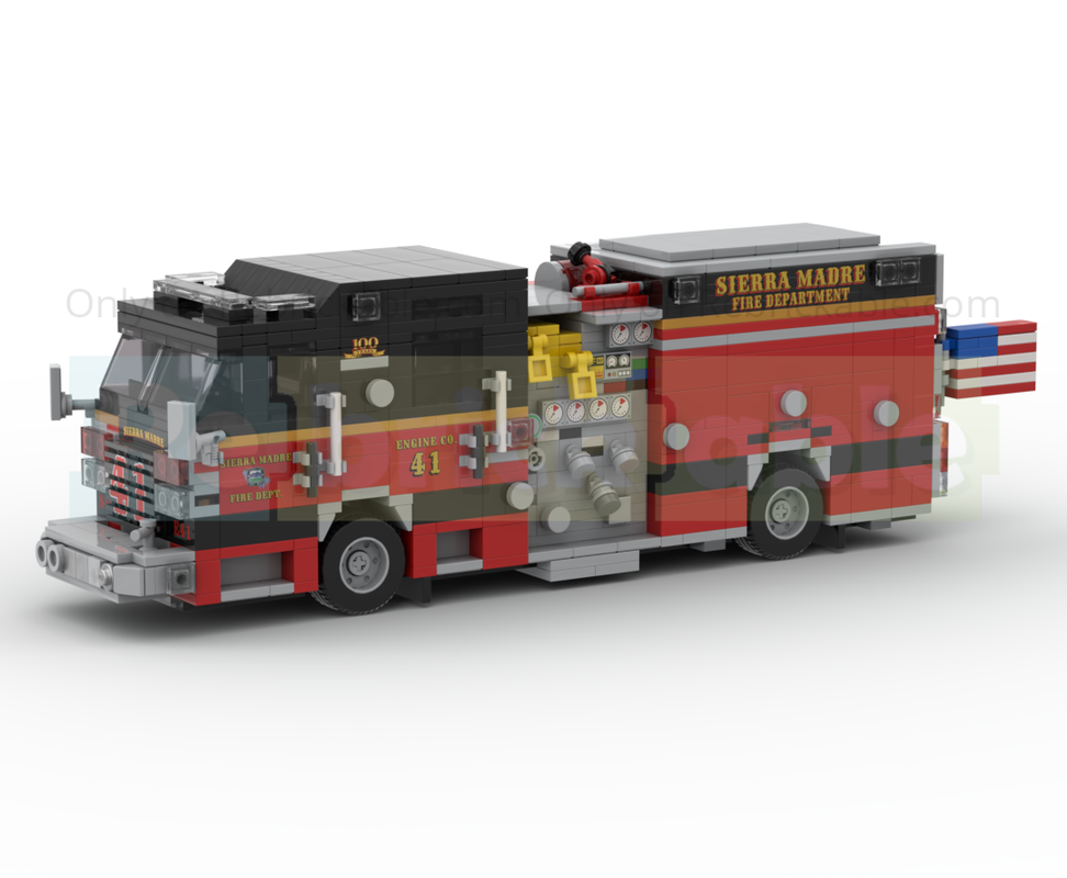 LEGO MOC-249670 2021 Pierce Arrow XT Fire Engine Sierra Madre by Silver ...