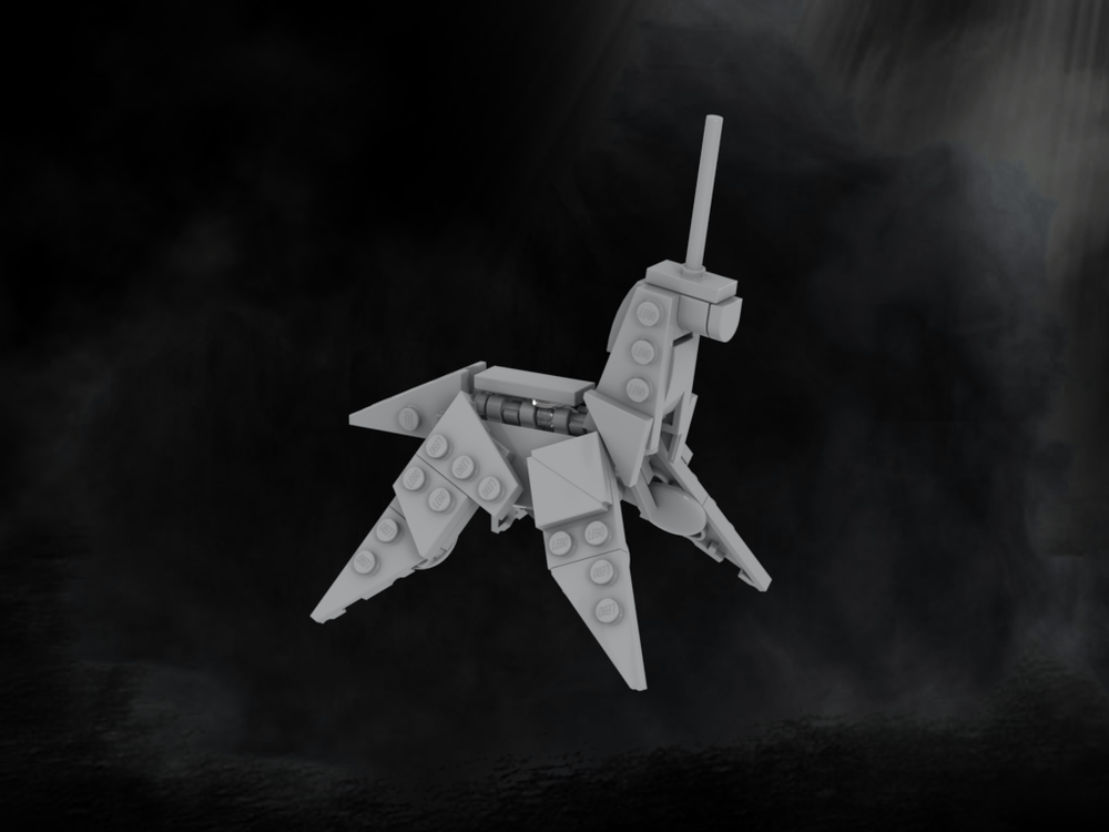 LEGO MOC-249700 Origami Unicorn by WordOfMouse | Rebrickable - Build ...