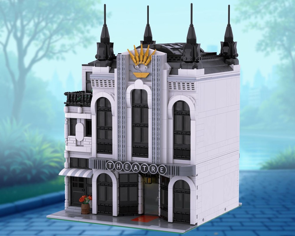 LEGO MOC-249715 City Modular #9 - Art Deco Theatre by eiko21 ...