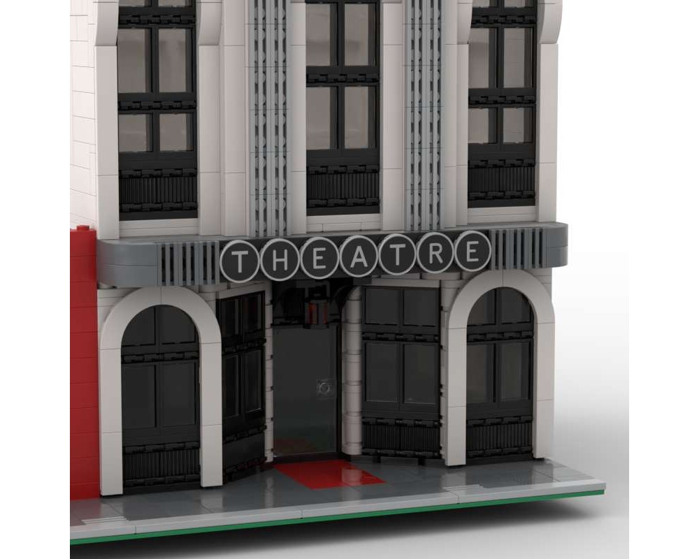 LEGO MOC-249715 City Modular #9 - Art Deco Theatre by eiko21 ...