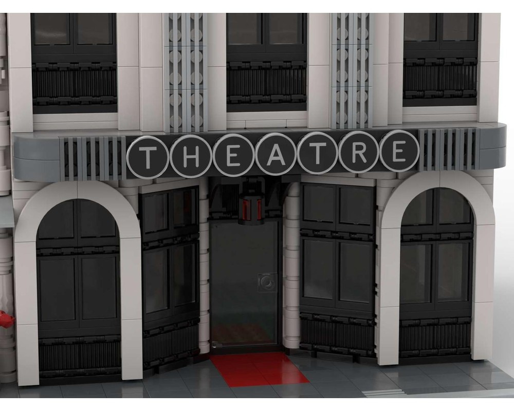 LEGO MOC-249715 City Modular #9 - Art Deco Theatre by eiko21 ...