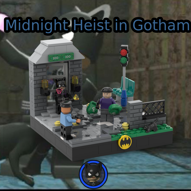 LEGO MOC Midnight Heist in Gotham by Txizu | Rebrickable - Build with LEGO