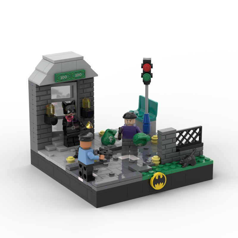 LEGO MOC Midnight Heist in Gotham by Txizu | Rebrickable - Build with LEGO