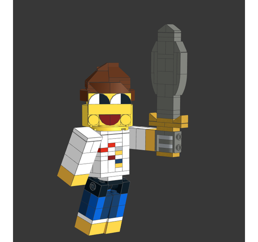 LEGO MOC-249806 Roblox Shedletsky Figure by Shrek2000 | Rebrickable ...