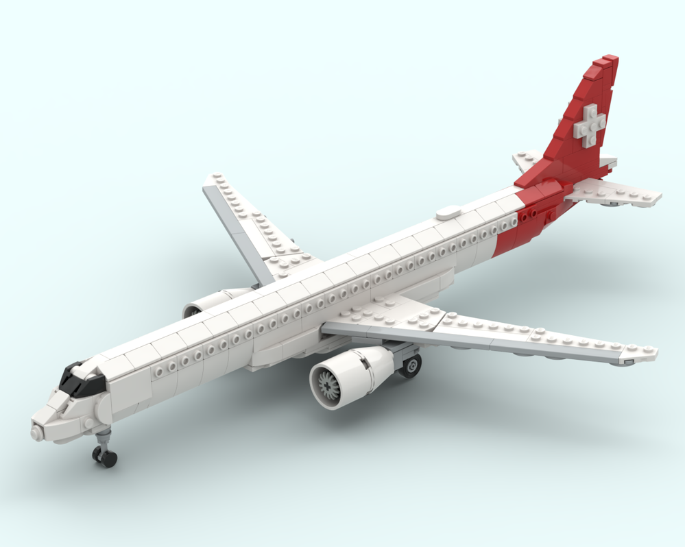 LEGO MOC-249913 Embraer E195-E2 - Helvetic Airways Livery by boudjeml ...