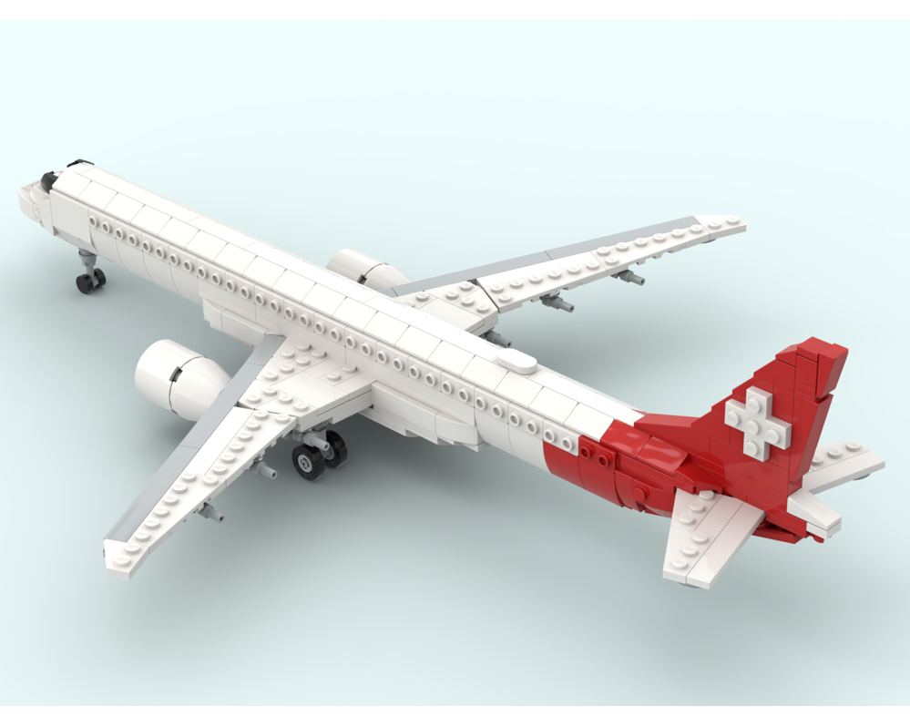 LEGO MOC-249913 Embraer E195-E2 - Helvetic Airways Livery by boudjeml ...
