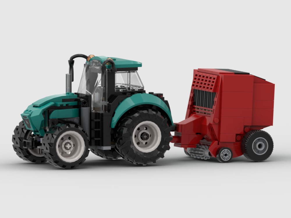 LEGO MOC-249943 Round Baler for 60498 Tractor by Northwoods ...