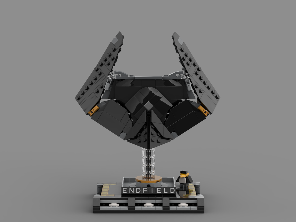 LEGO MOC-249952 1:1 Endministartor's Mask Display [Arknights Endfield ...