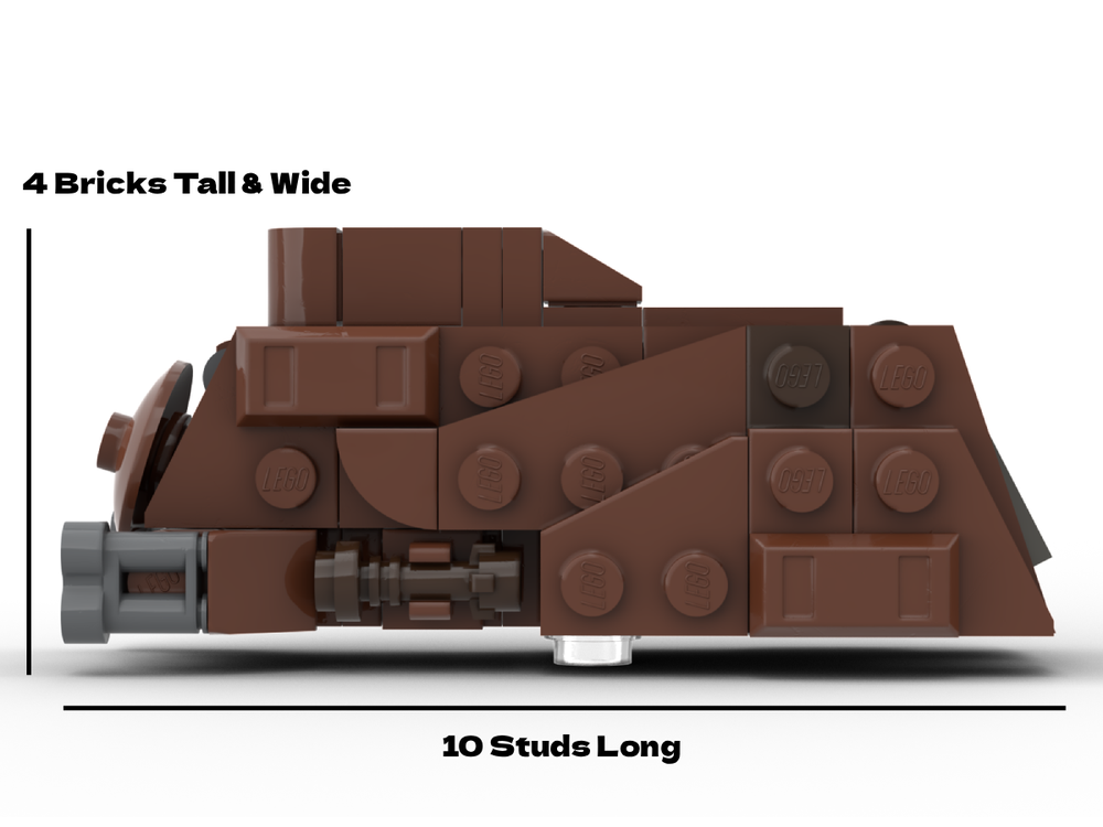 LEGO MOC-249954 Micro Scale MTT by Scorpiel | Rebrickable - Build with LEGO
