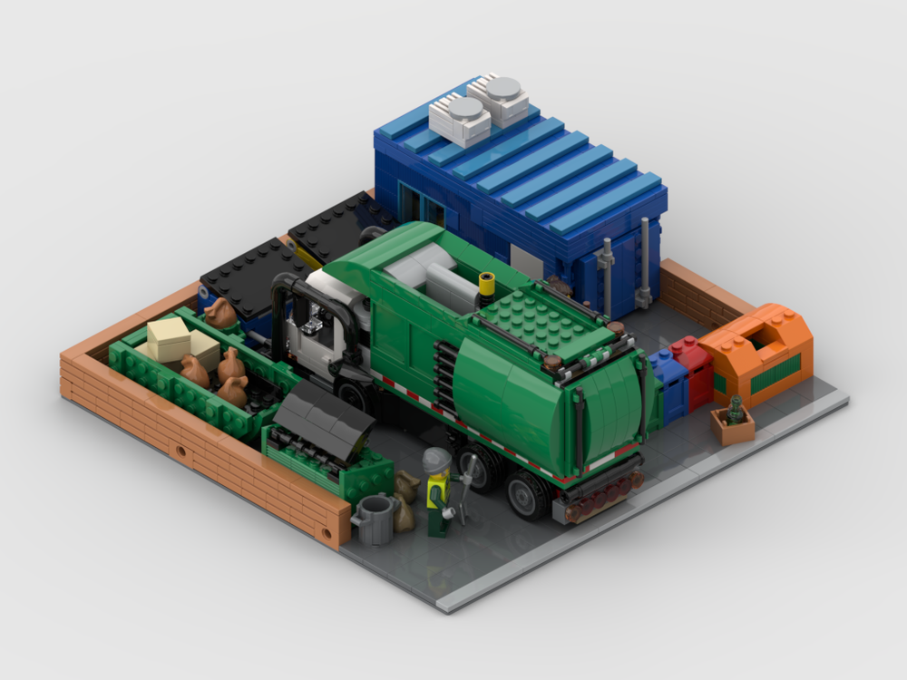 LEGO MOC-249988 Modular Recycling area: Display for set 60495-1 ...