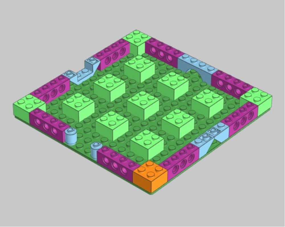 LEGO MOC 16x16 MILs Base with Electrical Access by TurboRatRods ...