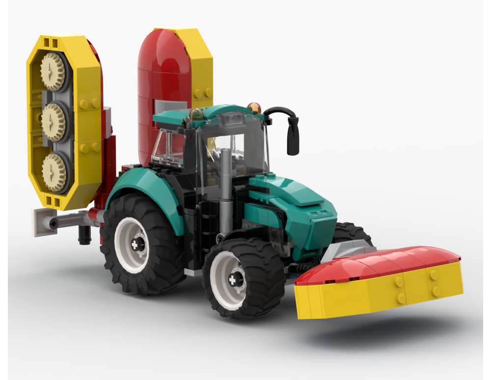 LEGO MOC-250028 Front mower for lego city tractor 60498 by OwnGaming ...