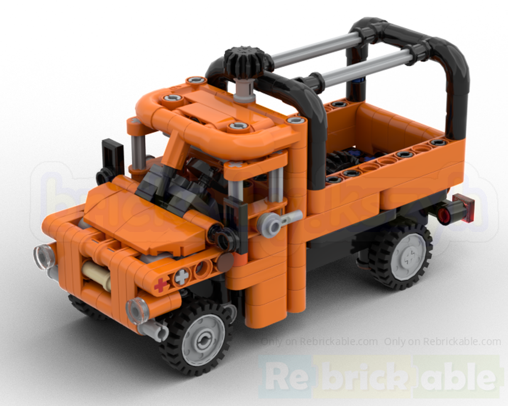 LEGO MOC-250044 Nysa 522 2-Person Platform Truck - Vintage Polish ...