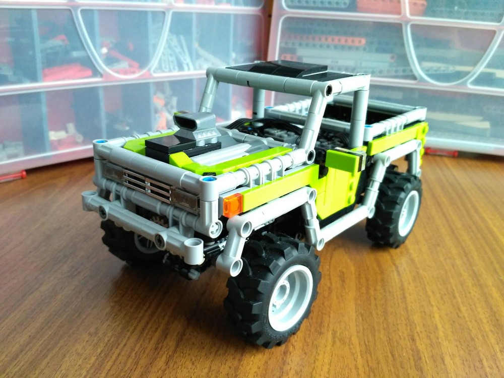 LEGO MOC Bobcat Trial Pickup by xfeelgoodx | Rebrickable - Build with LEGO