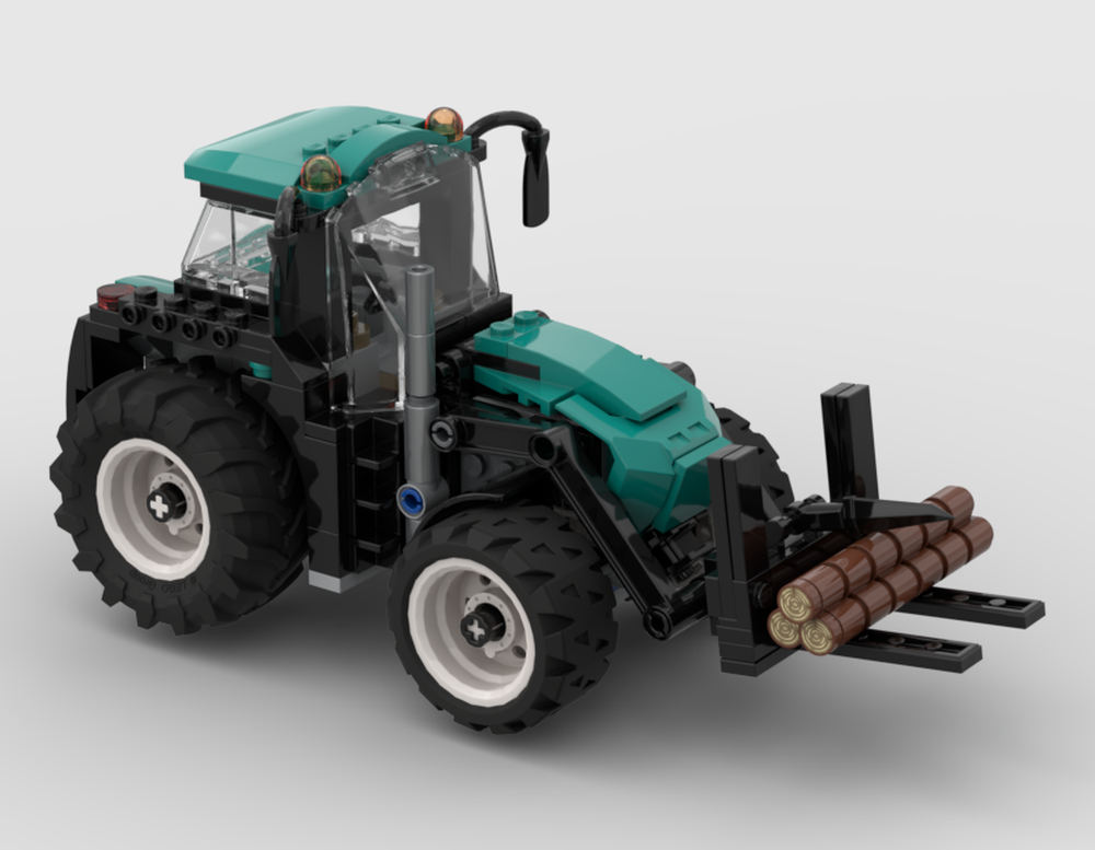 LEGO MOC-250071 Front Loader Attachment Pack for City Tractor (60498 ...