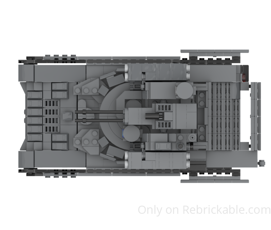 LEGO MOC-250142 BMPT-72 "Terminator 3" Tank Support Combat Vehicle 1/35 ...