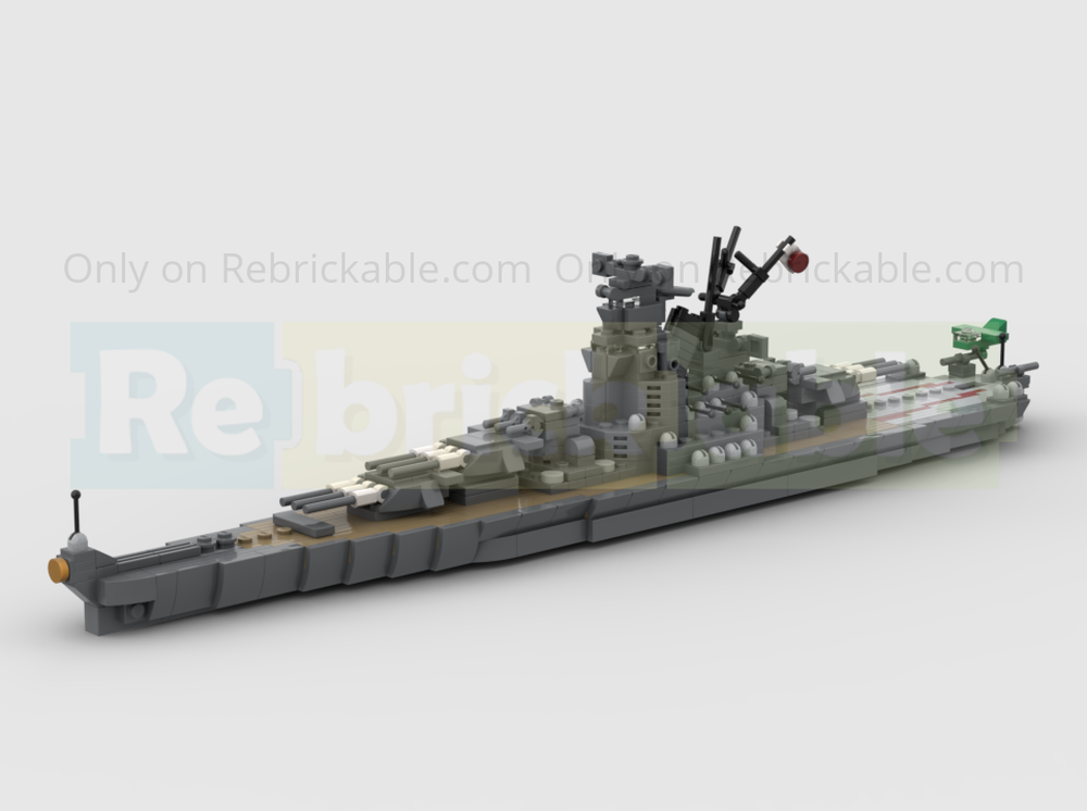 LEGO MOC-250196 IJN Yamato by DRAK36 | Rebrickable - Build with LEGO