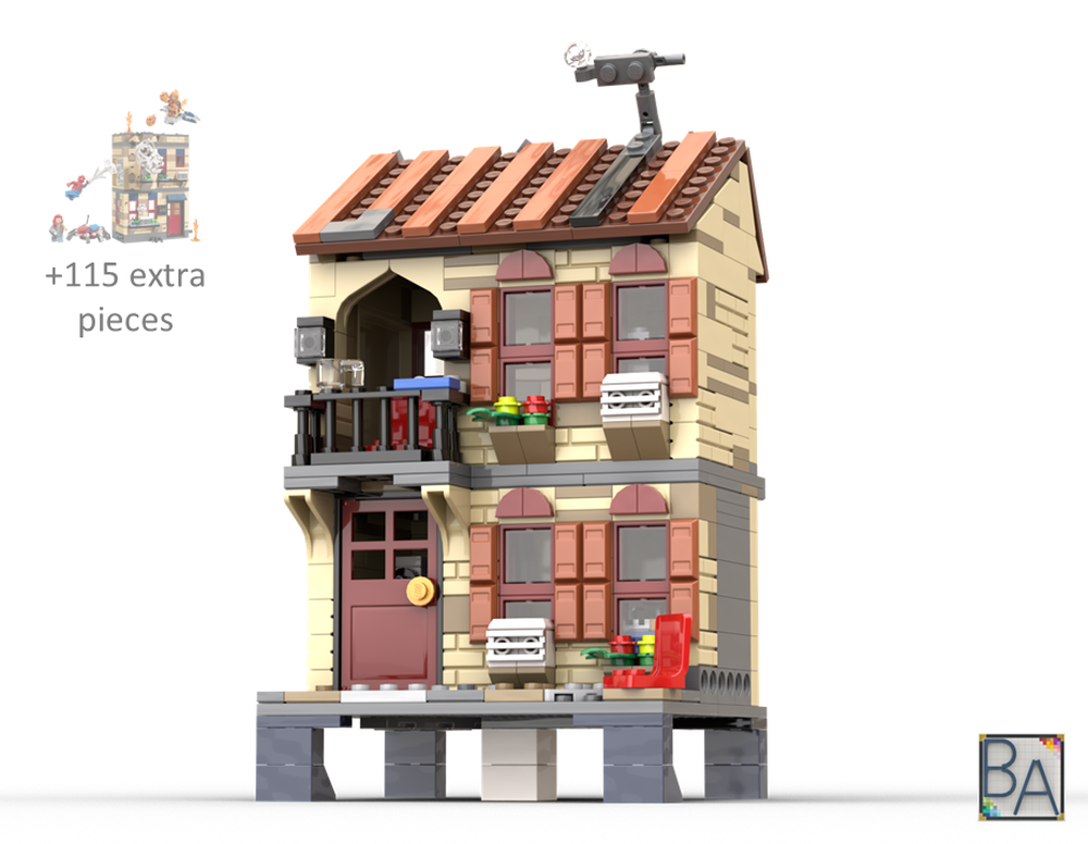 LEGO MOC-250220 Little Apartment - Riviera Extension by Brick Artisan ...