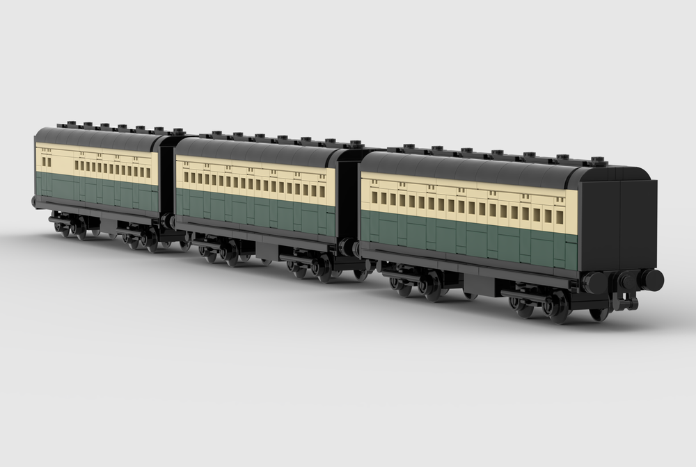 LEGO MOC-250237 Express Coaches (4 studs wide) by LarrysLego ...